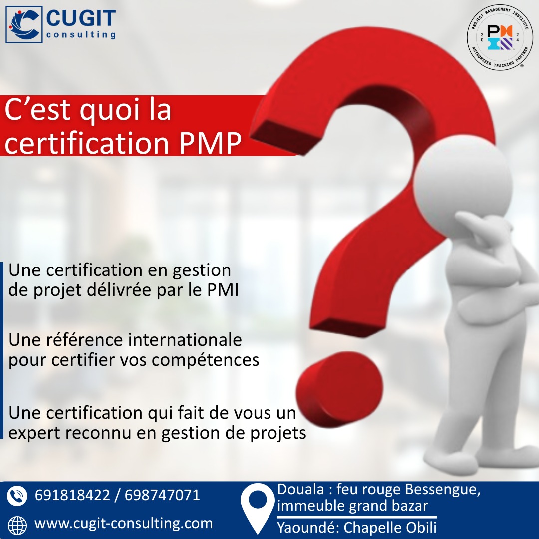 Certification PMP : Pourquoi la passer et comment bien s’y préparer ? | CUGIT Consulting